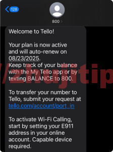 Tello/eSIM卡/$5/月/能在CN大陆以Wi-Fi calling的方式接收短信和打电话（100分钟/短信免费） | 主机贴士